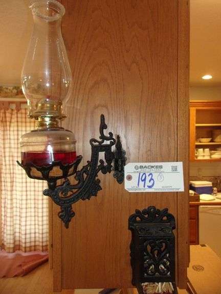 All to go primitive lamp, matchbox and wall hanging - Backes Commercial ...