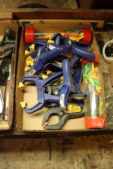 2 box flats to go - Spring form clamps & wood tools - located in ...