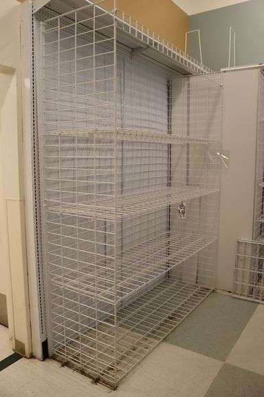 Times 20 - Linear feet of Lozier 9' tall wall shelving with 24" deep ...