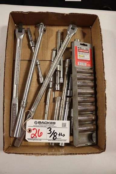 Box flat to go - 3/8" drive & 1/2" drive breaker bars, extensions ...