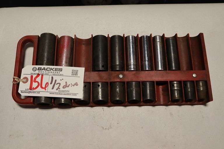 All to go - Mac & Snap-On standard 1/2" drive sockets with organizer ...