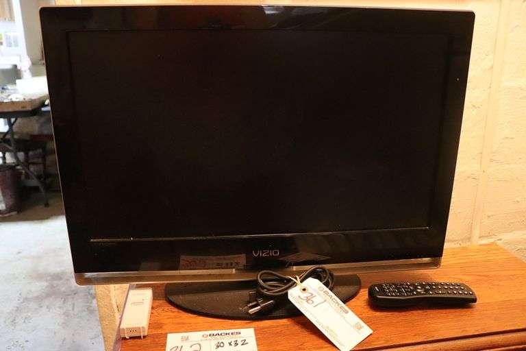 Vizio 26" TV with remote - located in basement - Backes Commercial ...