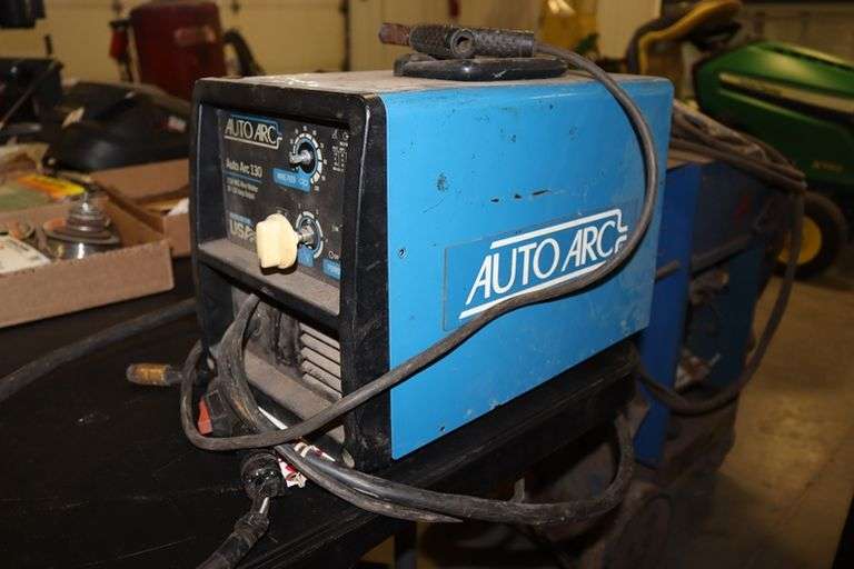 Auto Arc 130 mig welder - 30-130 amp output - with leads - feed cable ...