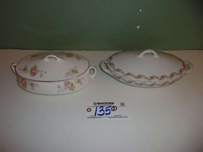 2 tureens - Backes Commercial Auctioneers