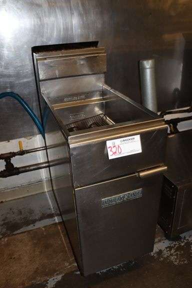 American Range gas 40 lb. fryer - No baskets - Backes Commercial ...