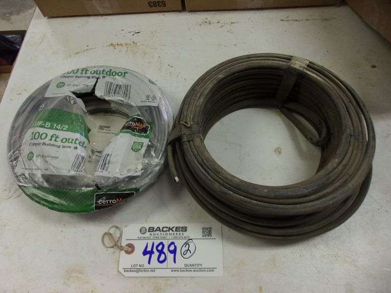 2 rolls of wire - Backes Commercial Auctioneers