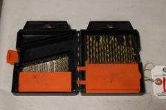 Warrior 60 piece titanium numbered drill bit set - missing 7 drill bits ...