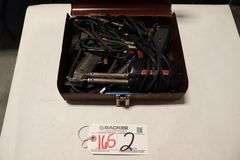 Tool box to go - Assorted solder guns - Backes Commercial Auctioneers