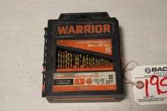 Warrior 60 piece titanium numbered drill bit set - missing 7 drill bits ...