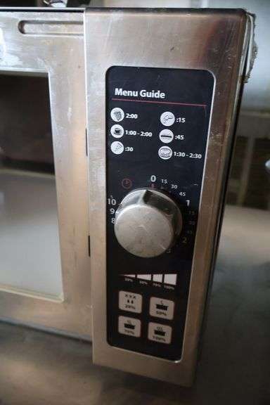 Amana RCS10DSE microwave - 2020 October - Backes Commercial Auctioneers