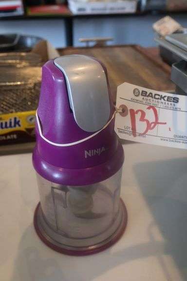 Ninja counter top food processor - Backes Commercial Auctioneers