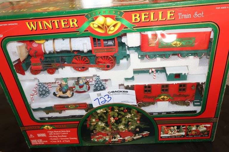 Winter Belle train set - Backes Commercial Auctioneers