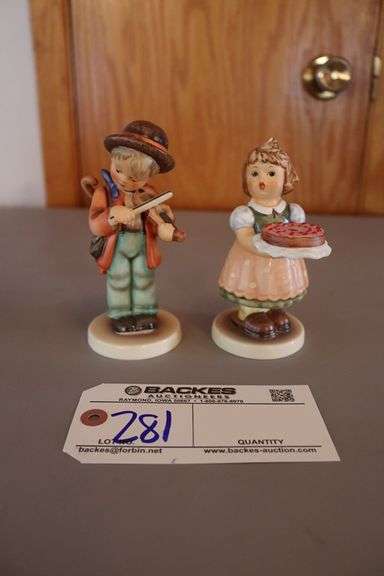 Pair to go - Goebel - Birthday Candles / Little Fiddler figurines ...