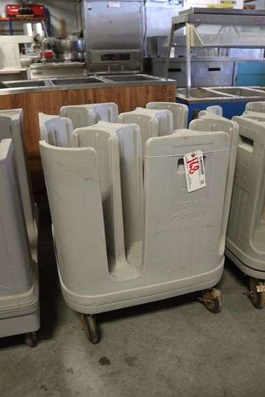 Metro PDC 7" portable plate cart - Backes Commercial Auctioneers