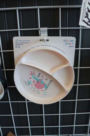 Times 3 - Stephen Joseph Silicone Plates - Backes Commercial Auctioneers