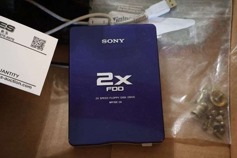 Box flat to go - Sony USB floppy disk drive & Respironics breathing ...