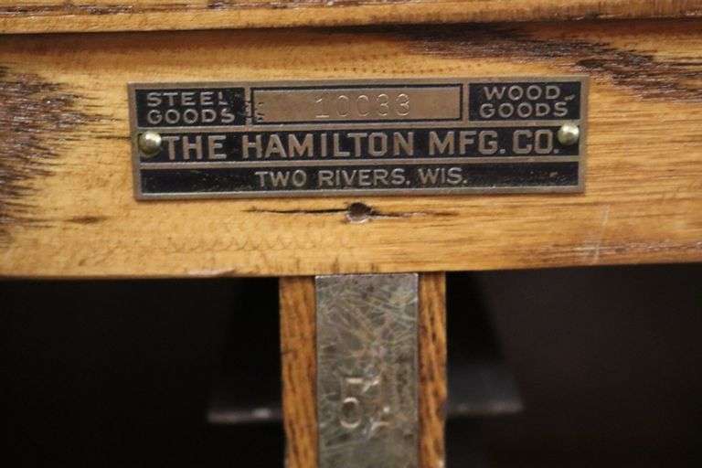 Hamilton Manufacturing Co 15" deep ax 43" wide x 38" tall vintage and ...
