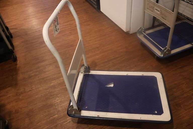 18" x 24" metal framed paper cart - Backes Commercial Auctioneers