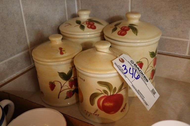 Pier 1 set of 4 containers - Backes Commercial Auctioneers