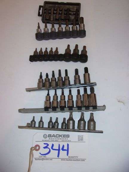 All to go torque and allen bit sets - Backes Commercial Auctioneers