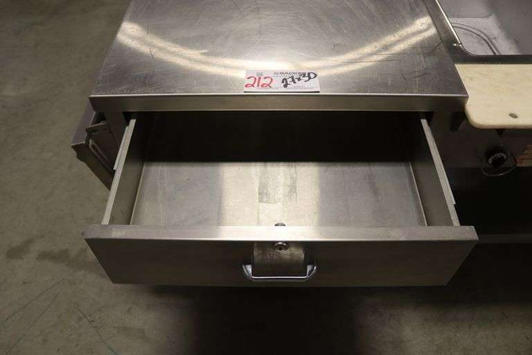 27" x 30" Portable stainless cash register cabinet - Backes Commercial ...