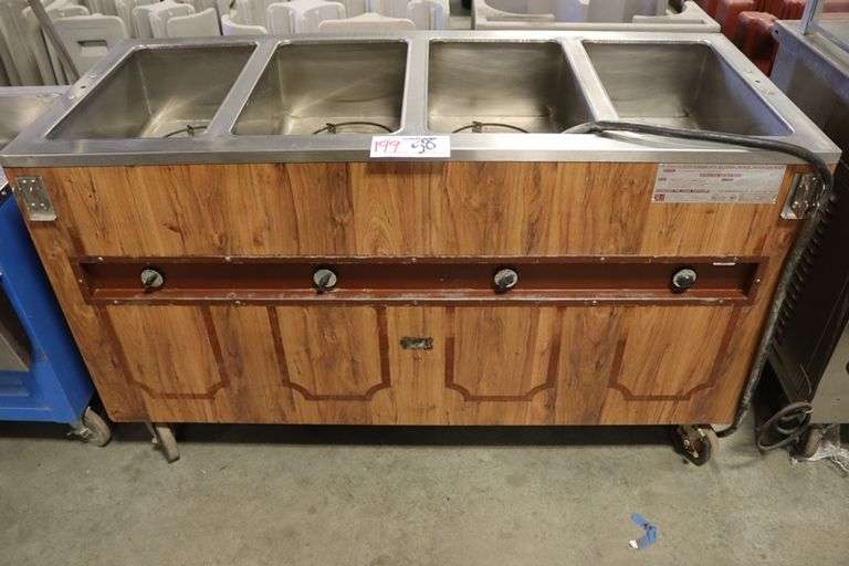 Duke portable 4 well waterless food warmer - 208/115 volt, 1 phase ...