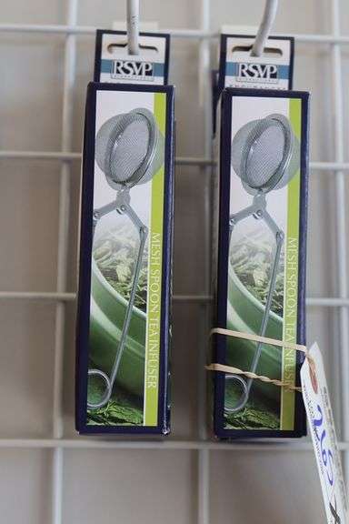 Times 4 - RSVP Mesh Spoon Tea Diffusers - Backes Commercial Auctioneers