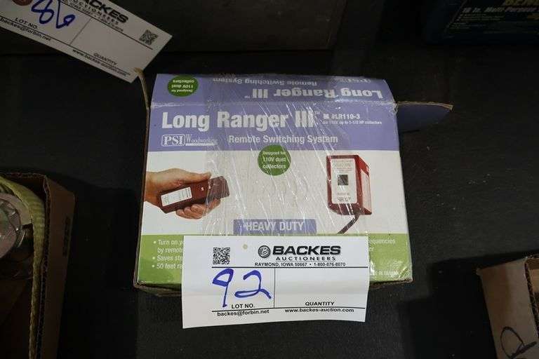 PSI Long Ranger III remote system - Backes Commercial Auctioneers