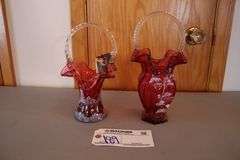 Pair to go - Fenton Art Glass Mary Gregory Collection 1279/1950 Girl ...