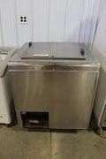 30" Stainless 2 lid bunker freezer - works as intended - Backes ...