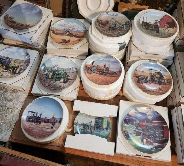 Collectable Decorative Farm Plates - 45 in Lot - Beekman Auctions Ltd