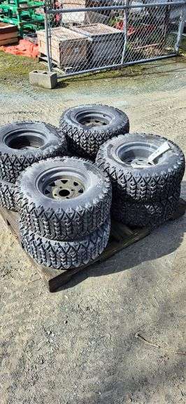 Lot of 8 - Kubota RTV Tires w/Rims (ARTV4303) 24x9.00-12NHS - Beekman ...