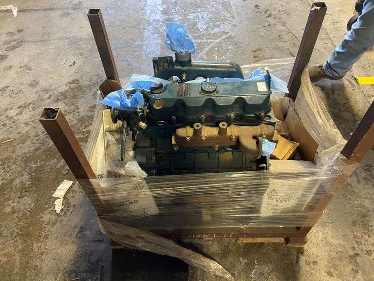 Partially Disassembled V2203 Kubota Engine - Beekman Auctions Ltd