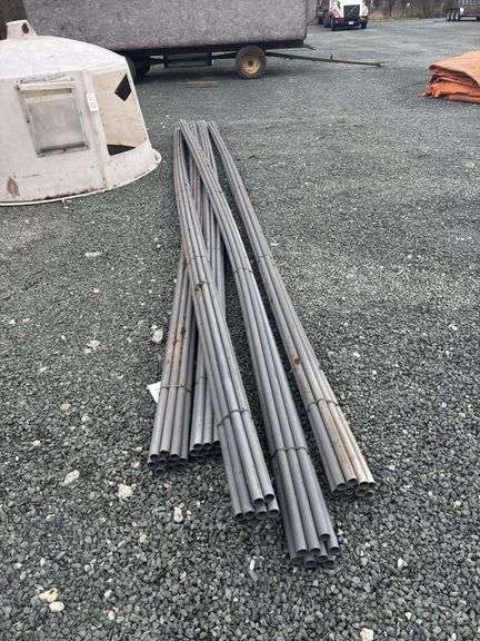 5x Bundles 1' PVC Pipe 20' Length - Beekman Auctions Ltd
