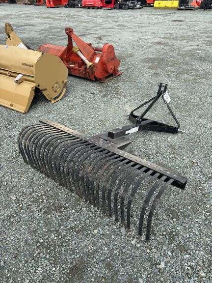 3Pt Hitch Landscape Rake - Beekman Auctions Ltd