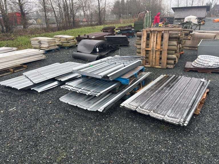 Tin Siding-3 pallets - Beekman Auctions Ltd
