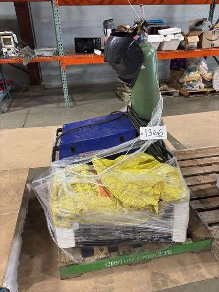 Welder Pellet- Acetenyl Tank, Helmet, Mag 211 Weld King Welder, Fuel ...