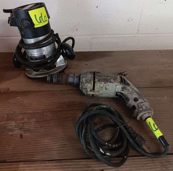 Rockwell Router & Rockwell Drywall Screwdriver, Both Work - ELCO Auctions