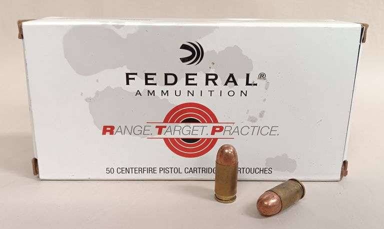 50rd Box of Federal .380 Auto Ammo - ELCO Auctions
