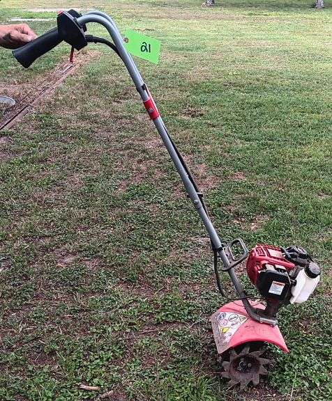 Mantis Tiller w/ 4 Stroke Honda Engine, Has Compression - ELCO Auctions