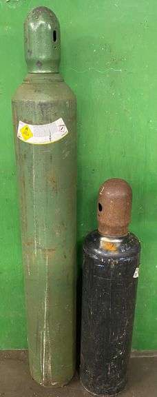 125cf Oxygen Bottle & 80cf Acetylene Bottle - ELCO Auctions