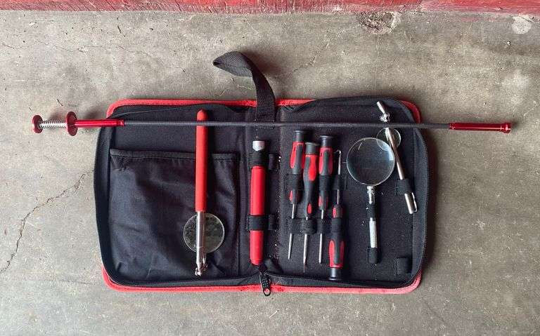 Hyper Tough 11pc Inspection Retrieval Tool Set, In Original Case - ELCO Auctions