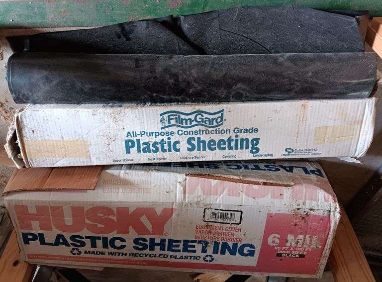 (3) Partial Rolls of Plastic - ELCO Auctions