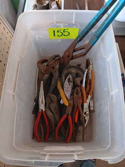 20) Needle nose, Nippers, Channel Locks, Slip Joint Pliers, Vise Grips ...