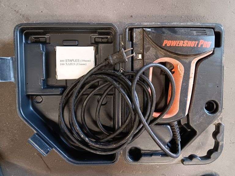 PowerShot Pro Electric Staple Gun, In Original Case, Does Work - ELCO ...