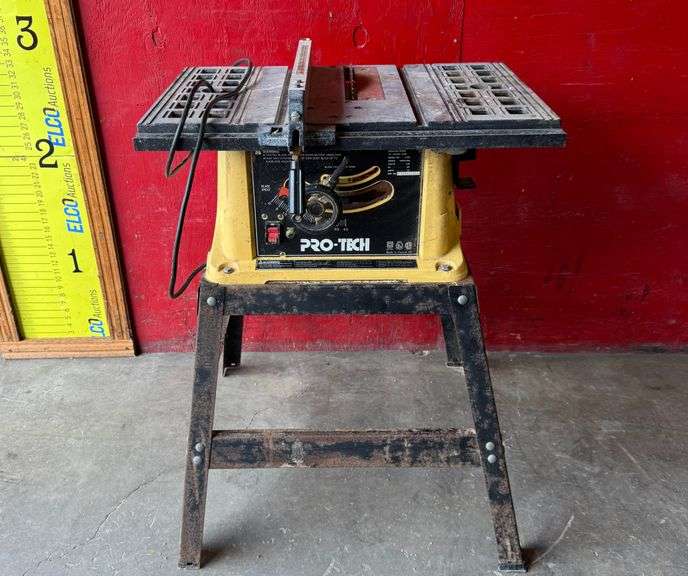 Pro-Tech 10" Bench Saw, Does Work - ELCO Auctions