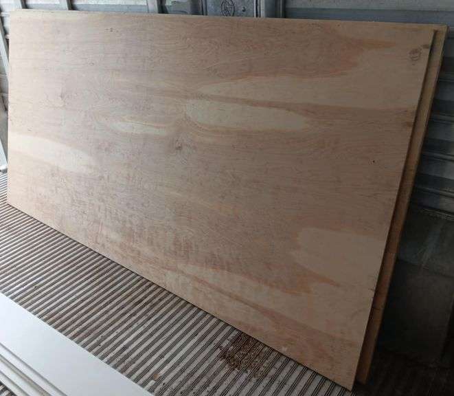 (2) 3/4" 4'x8' Pine Sheets, 2 times the money - ELCO Auctions