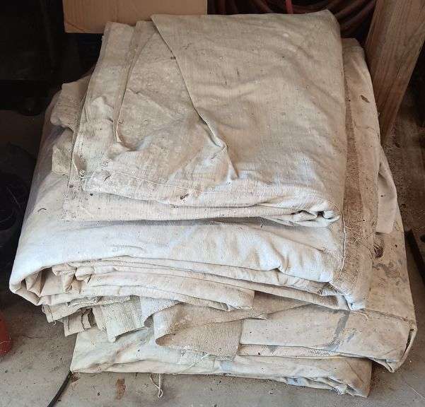 (9) Painter's Tarps (Cloth) - ELCO Auctions