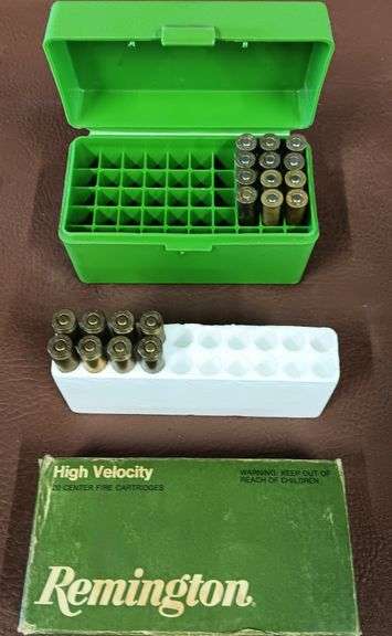 7) Partial Boxes of Ammo, 12g Shotgun Shells, .22LR & .22WMR, .30-30 ...