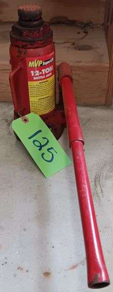 MVP Superlift 12 Ton Bottle Jack, Does Work - ELCO Auctions